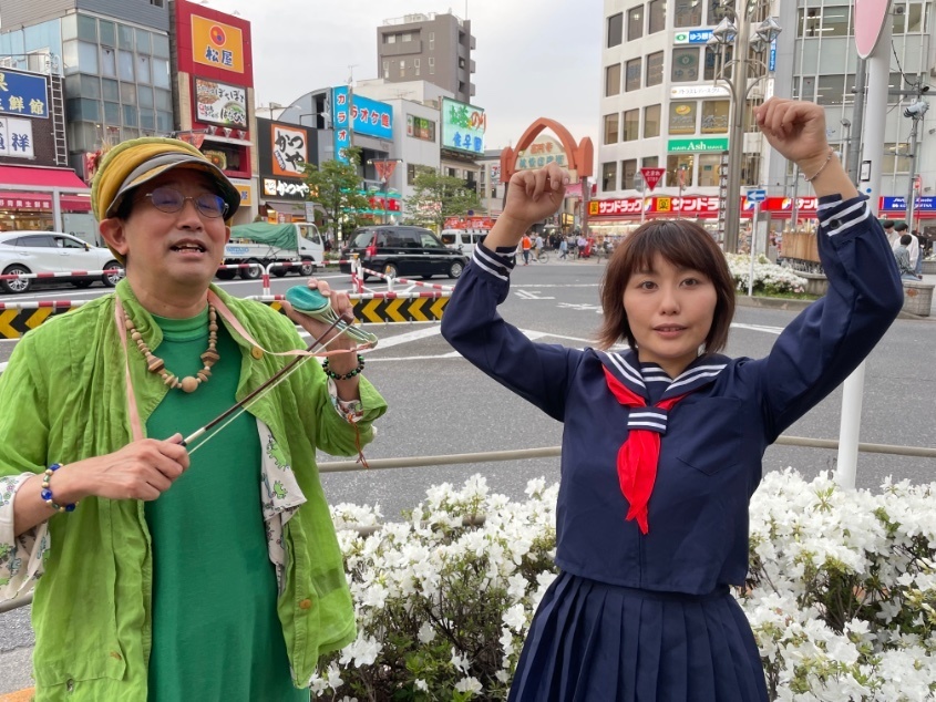 今度の ひんでん さん は「普通のお父さん」の役。さそり監督 ムービー「猿ゴリラチンパンジー」。: Hinden-san (ひんでん さん)